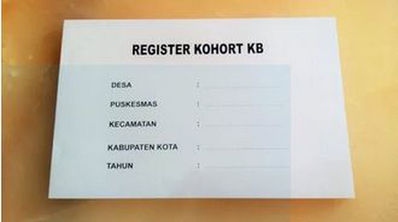 Buku Register Kohort KB