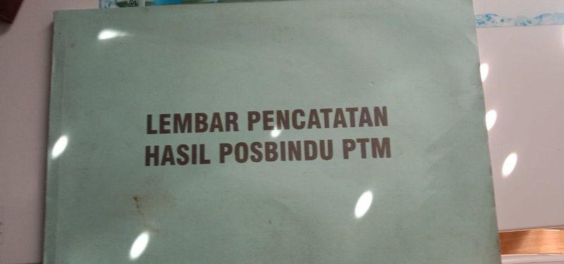 Buku Lembar Pencatatan Hasil Posbindu PTM