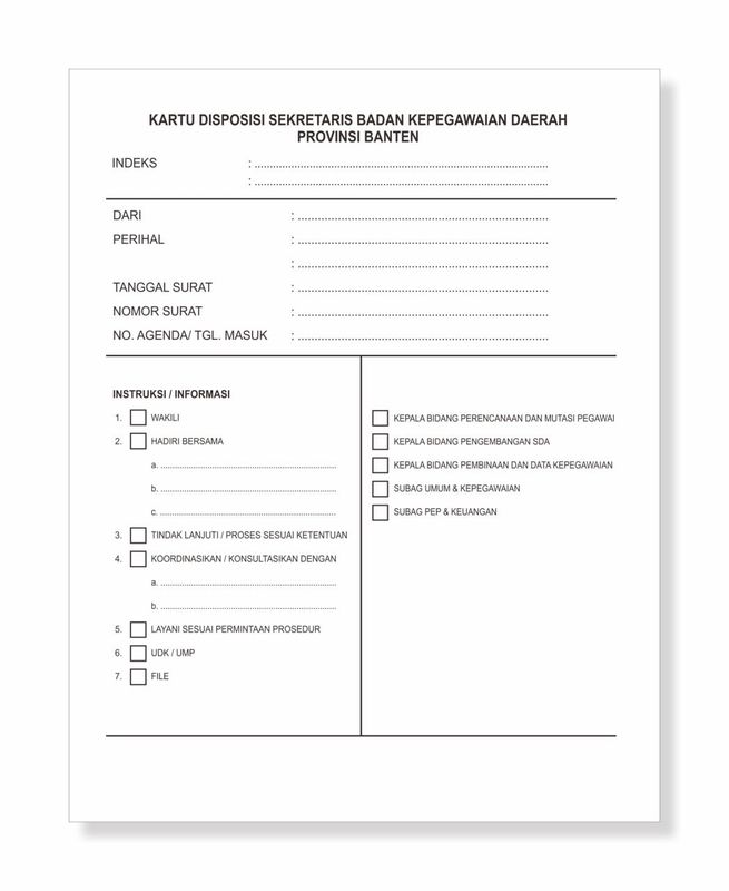 Buku Disposisi Pimpinan Spek Uk. 16 cm x 21,5 cm NCR 2ply 100 Lbr ...