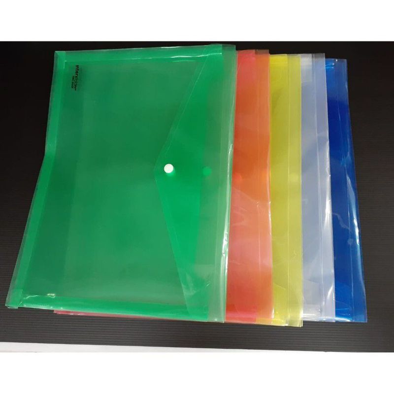 Stopmap Plastik Kancing Folio