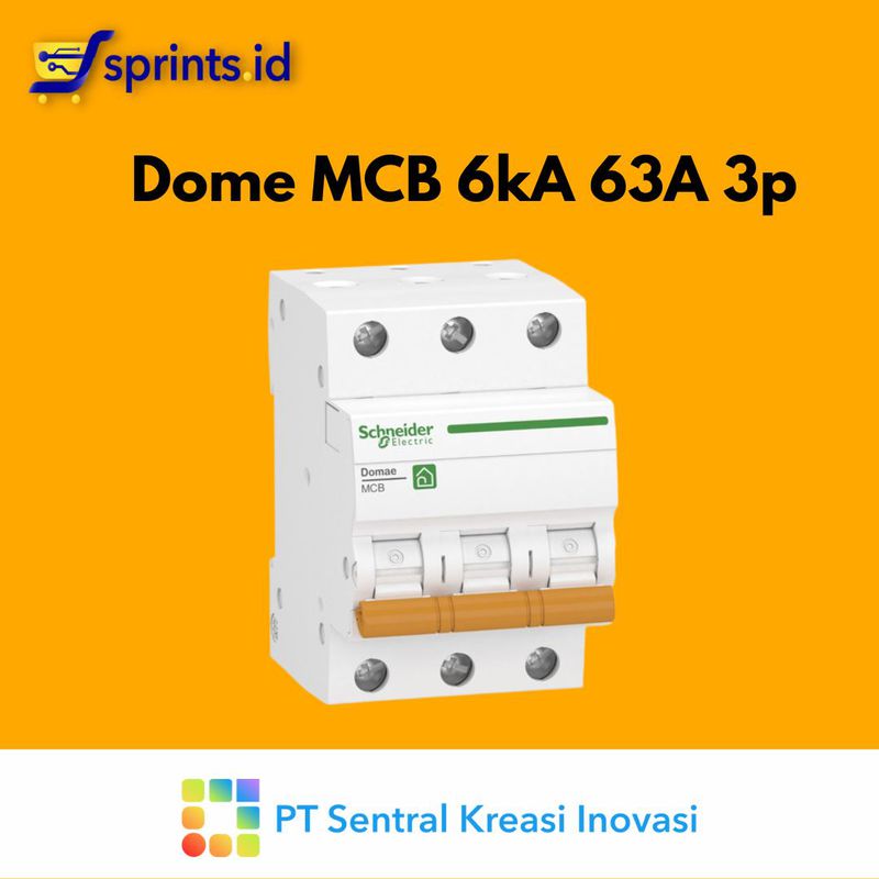 Schneider Dome MCB 6kA 63A 3p
