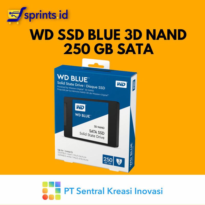 WD SSD BLUE 3D NAND 250 GB SA510 CSSD WD Blue™ 2.5 SATA