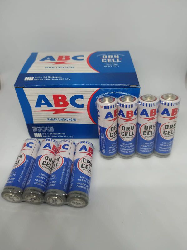 Batu Baterai Kecil ABC