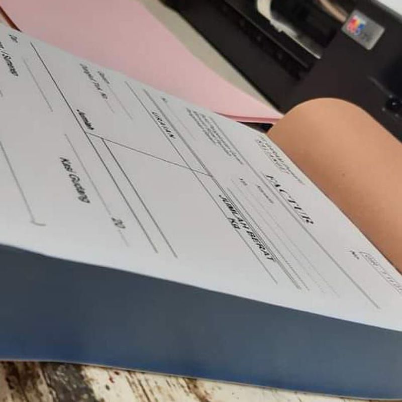 CETAK NCR UK. 1/2 FOLIO (21,5 x 16,5CM) 2 PLAY/ 3PLAY/ 4PLAY/ 5 PLAY ...