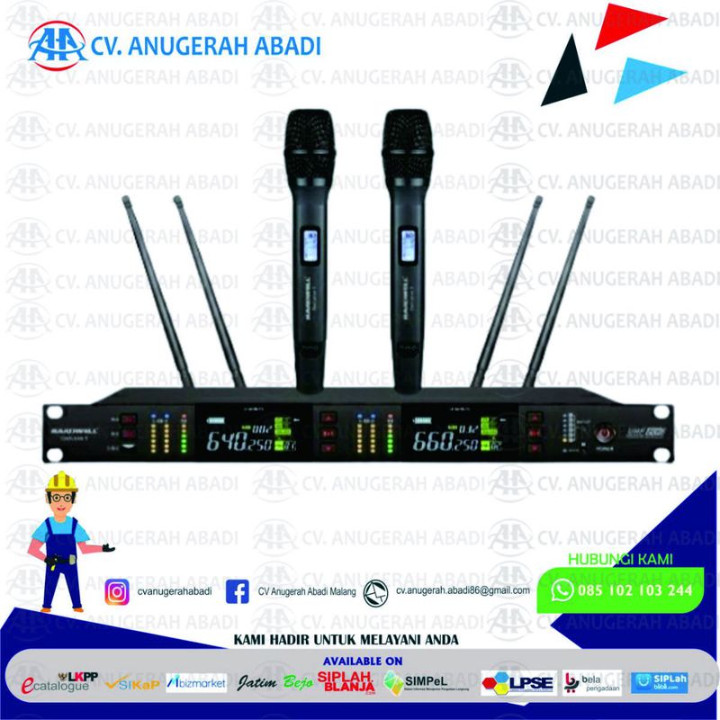 MICROPHONE WIRELESS HARDWELL EXCLUSIVE 1 HANDLE (HARDCASE)