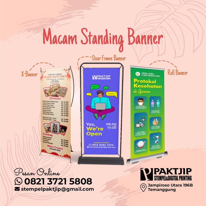 Standing Banner - X Banner