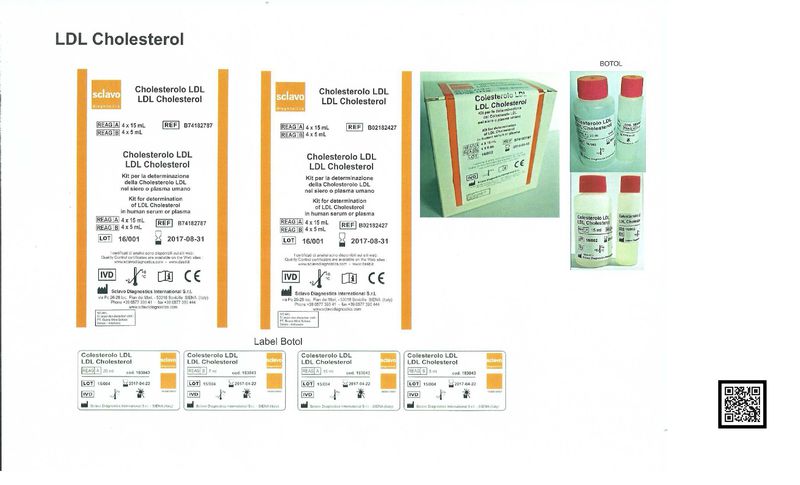 Reagen Cholesterol-LDL 4x15 +4x5ml (Sclavo)