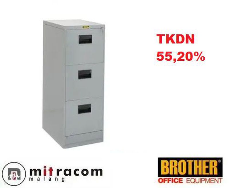 Brother B-103 Filing Cabinet 3 Laci (TKDN)