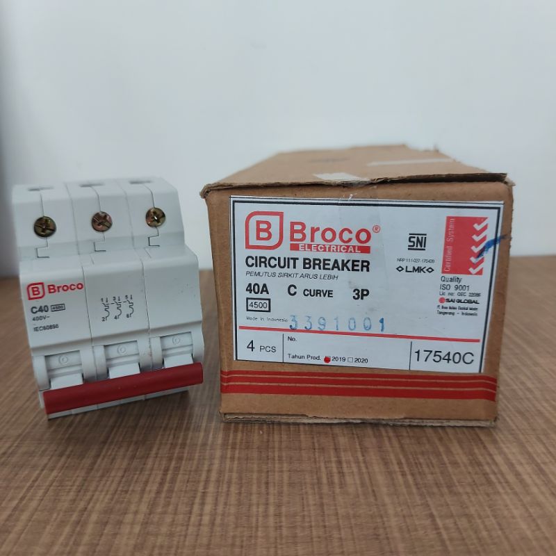 Broco MCB 3Phase 40A