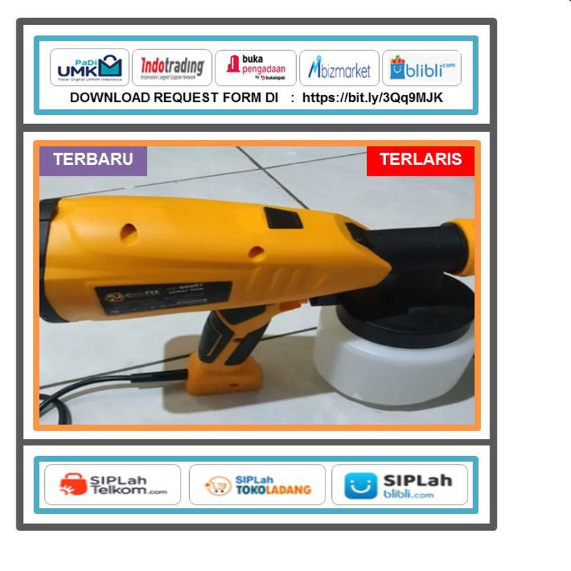 TJM-CF-SG001 SPRAY GUN LISTRIK SEMPROTAN ANGIN CAT HEAVY DUTY COOFIX SG001