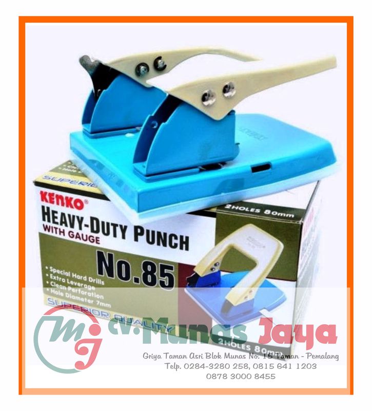 Pembolong Kertas Besar No. 85 / Punch No. 85 - Kenko (2 Holes 80mm ...