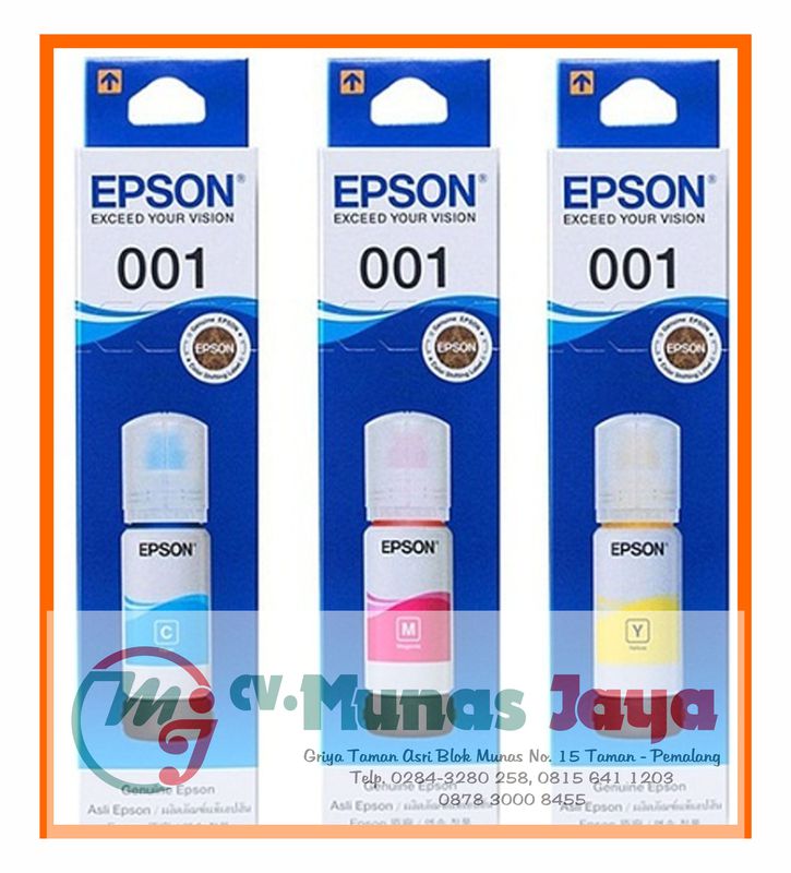 TINTA EPSON 001 WARNA ( CMY)