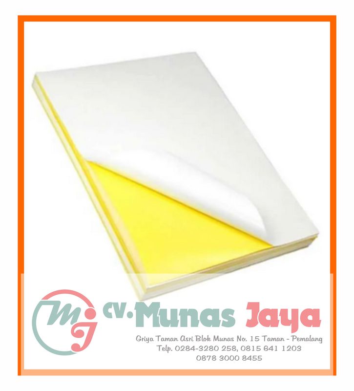 STIKER HVS UKURAN FOLIO