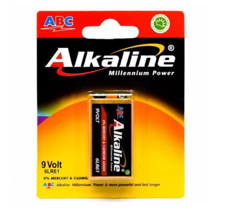 Battery ABC Alkaline 9 Volt