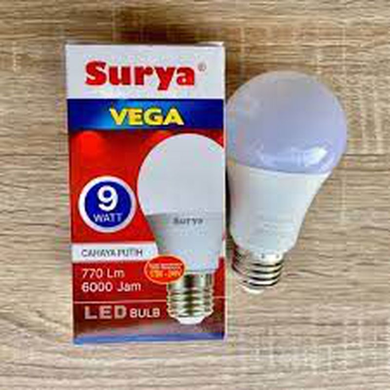 lampu LED 9 watt surya