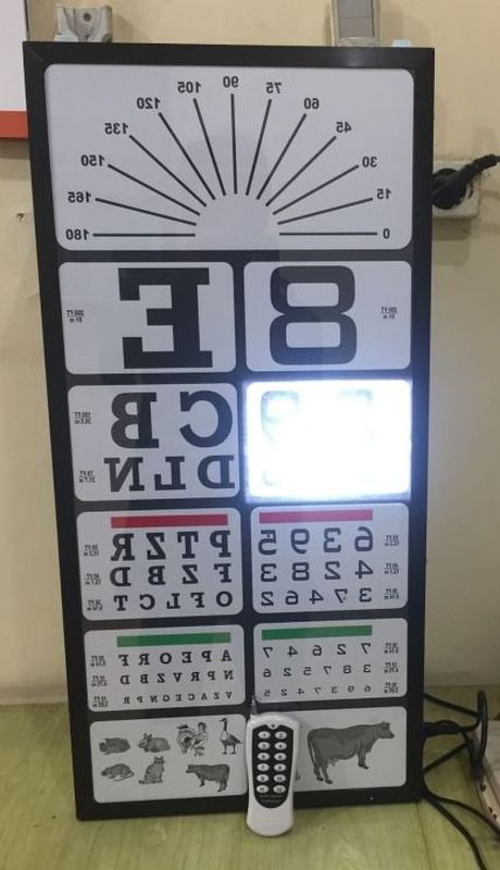 Snellen Chart Elecktrik + Remote