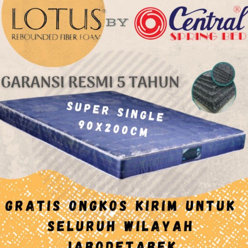 Kasur Busa Super Rebonded Lotus 90x200 (Platinum)