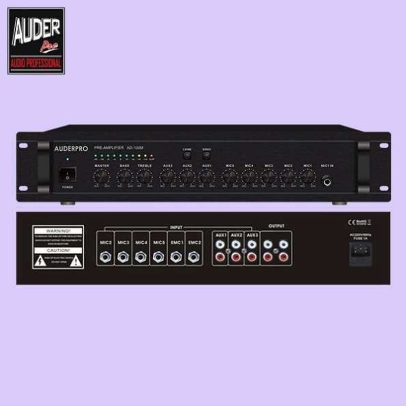 Mixer Pre-amplifier AUDERPRO AD-100M