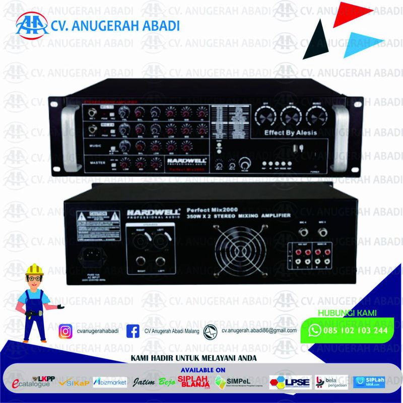 AMPLIFIER HARDWELL PERFECT MIX 2000