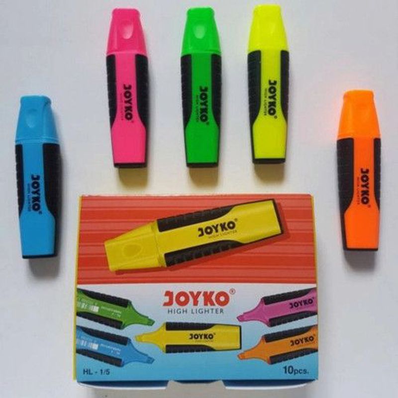 Stabilo JOYKO HL 1-5 highlighter stabilo biru, kuning, hijau, pink satuan