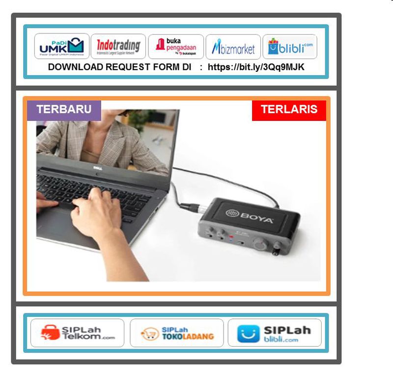 TJM-BOYA BY-AM1 Dual Channel Audio Mixer - Audio Conference - Audio Mixer