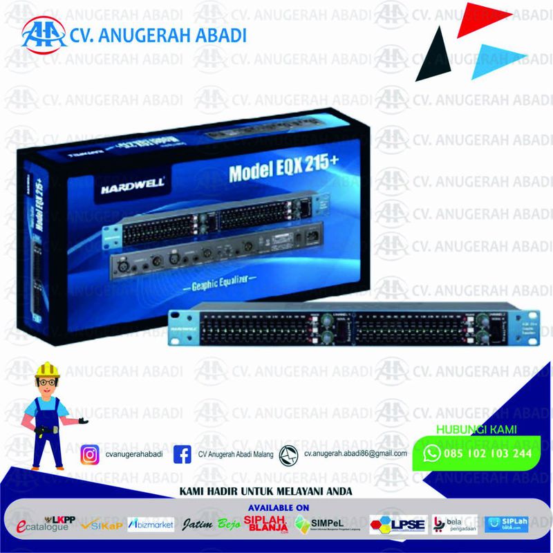 EQUALIZER HARDWELL EQX 215+