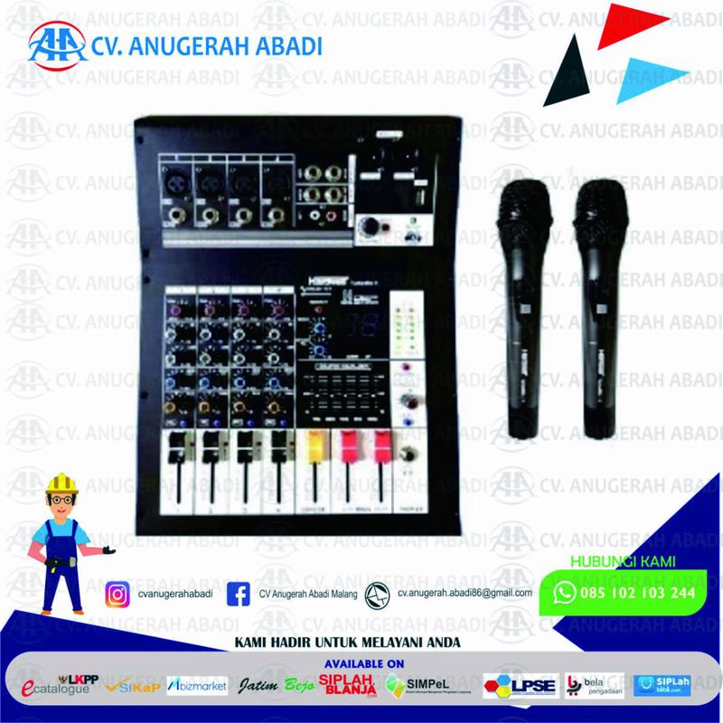 MIXER HARDWELL TURBO MIX 1 (POWERMIXER+MIC)