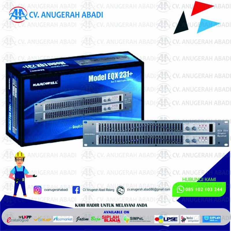 EQUALIZER HARDWELL EQX 231+