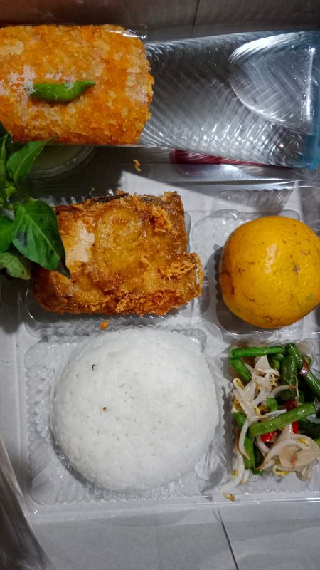 nasi bok ayam kampung+ snack