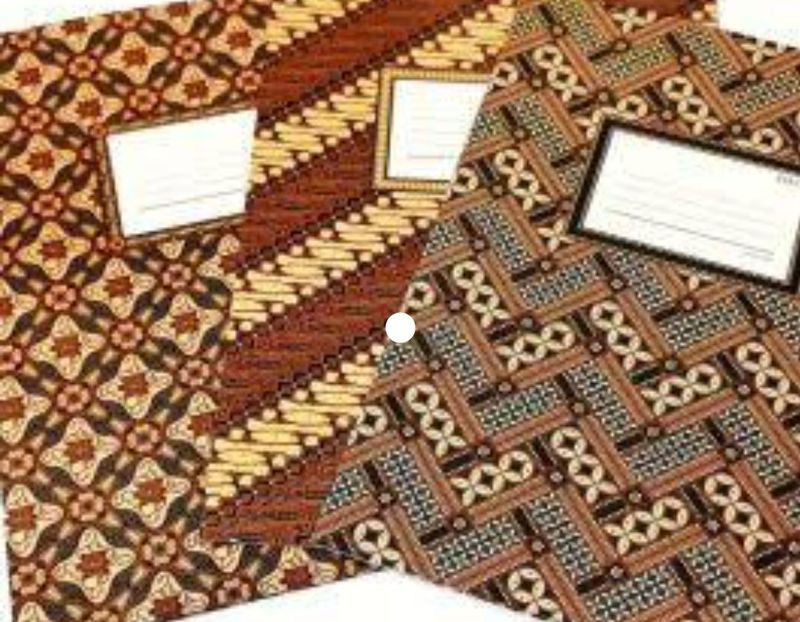 map batik kertas