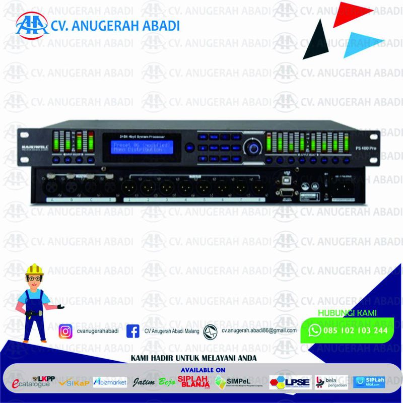 PROFESSIONAL AUDIO PROCESSOR HARDWELL PS 480