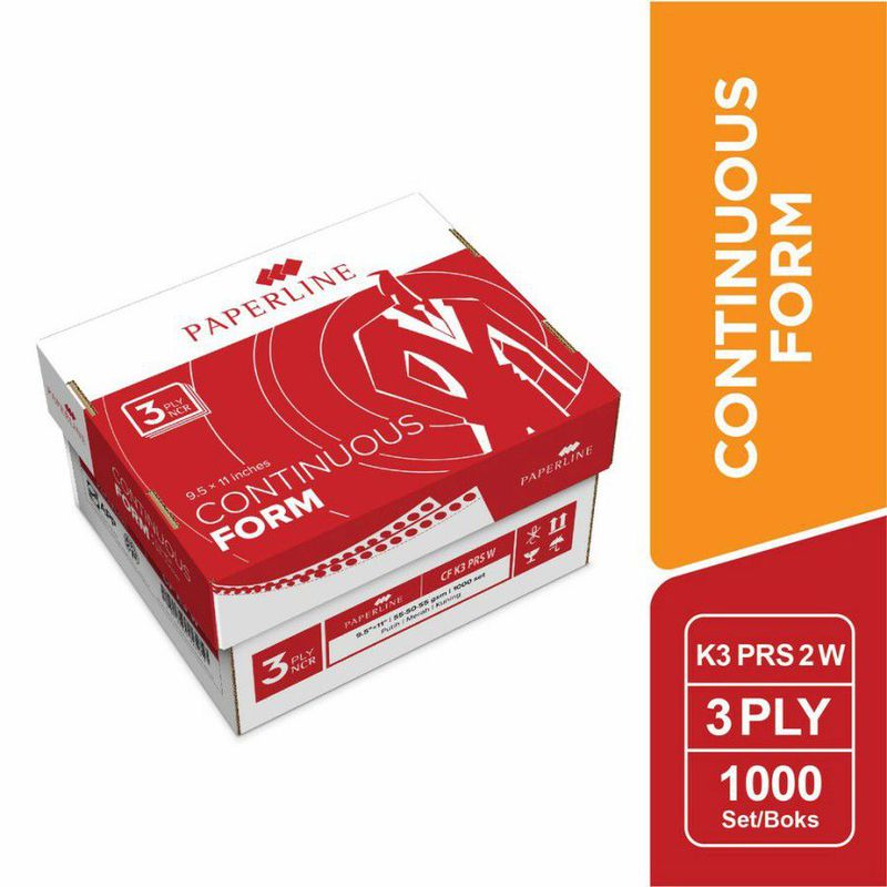 Continuous Form 3 Ply PRS Paperline