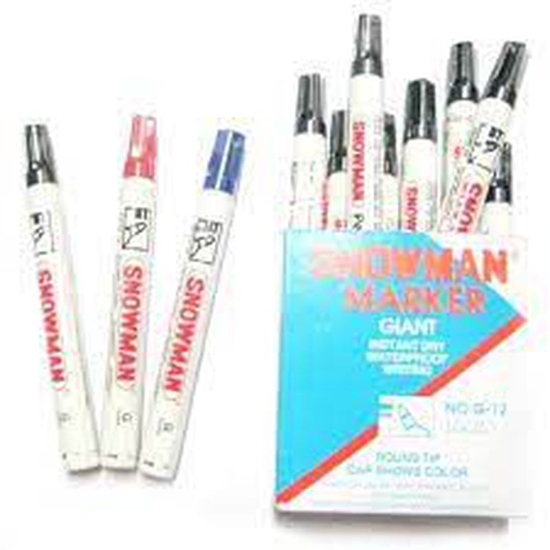 Spidol Whiteboard - Snowman - Biru