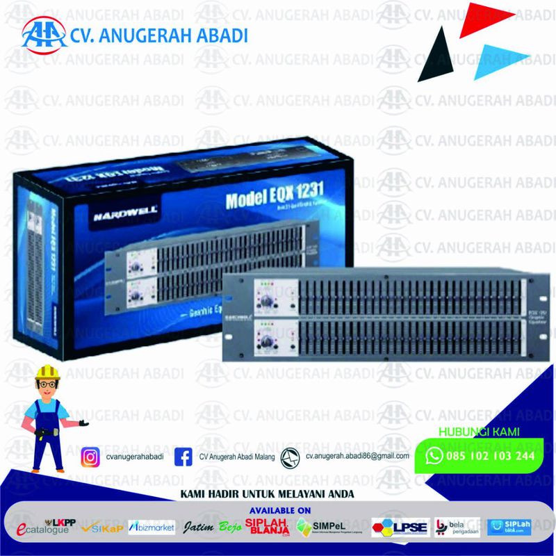 EQUALIZER HARDWELL EQX 1231