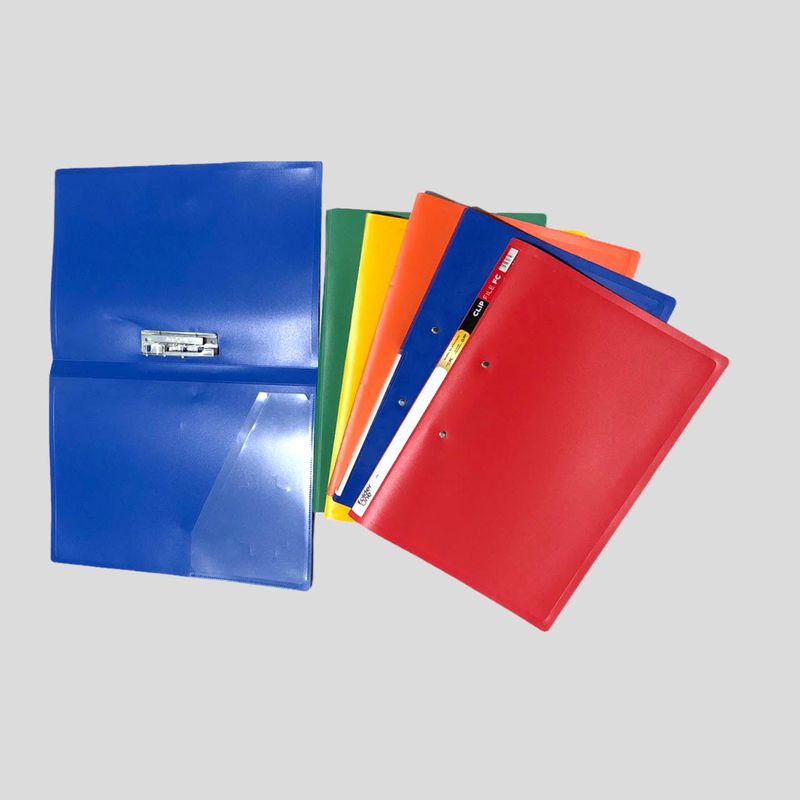 Map Plastik Jepit f.one - Merah