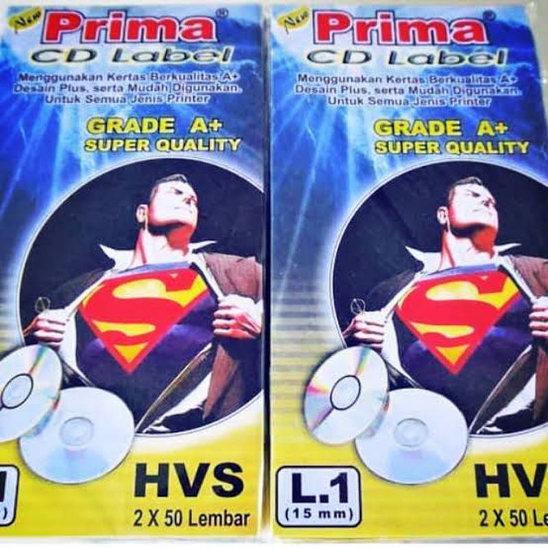 Label CD HVS L1 15mm Grade A+