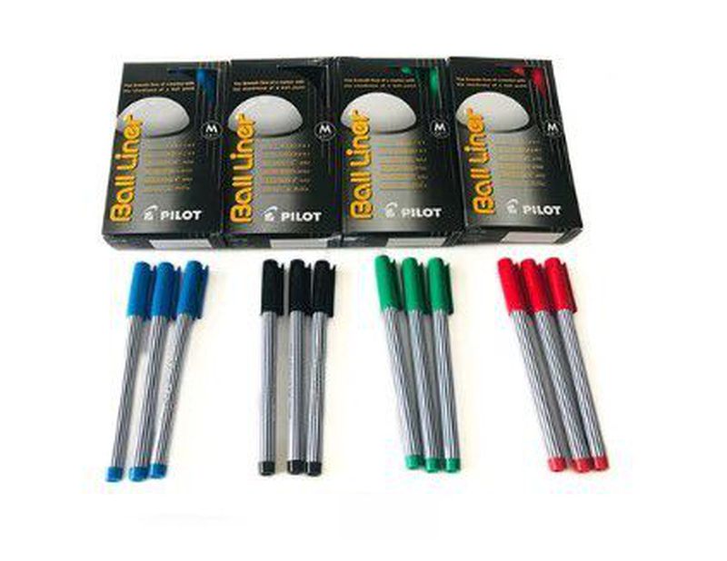 Ballpoint Balliner Merk Pilot - Hijau