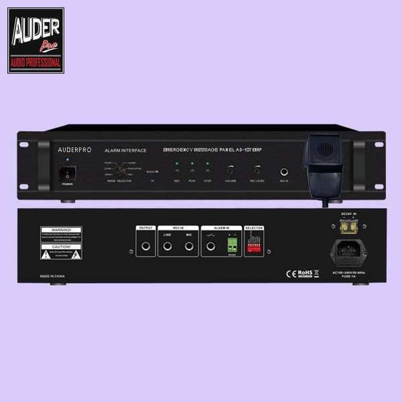 Emergency Message Panel/Evacuation/Alarm AUDERPRO AD-107EMP