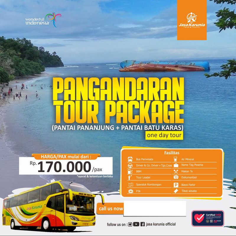 PAKET WISATA PANGANDARAN - PANGANDARAN1M