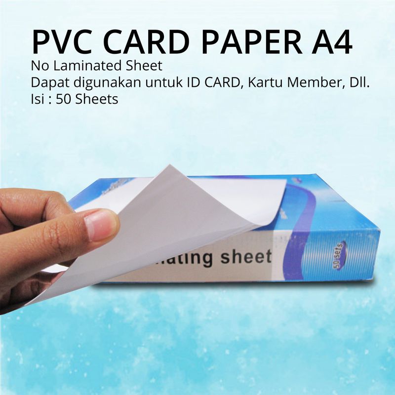 KERTAS PVC A4 ISI 50
