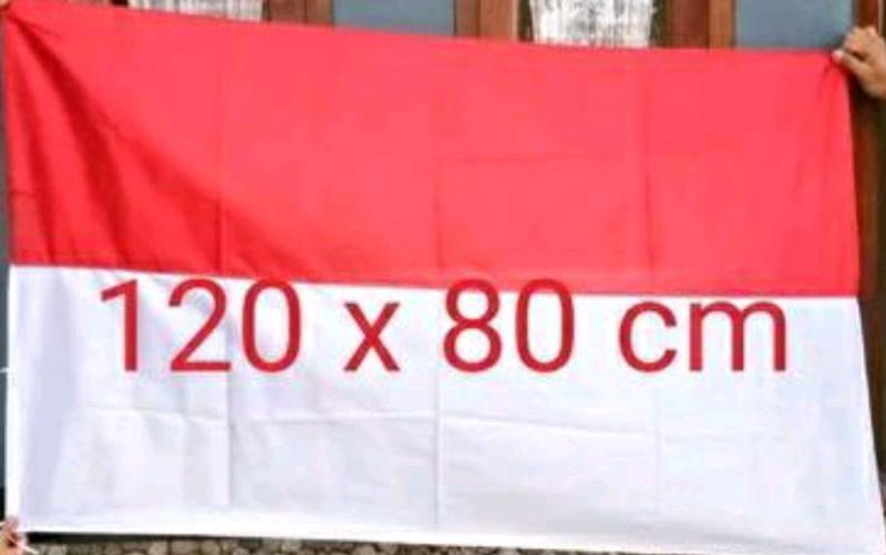 Bendera Merah Putih Ukuran 120 x 180 cm
