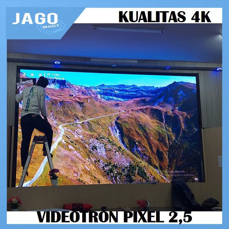 VIDEOTRON PIXEL 2,5 UKURAN 2 Meter x 4 Meter