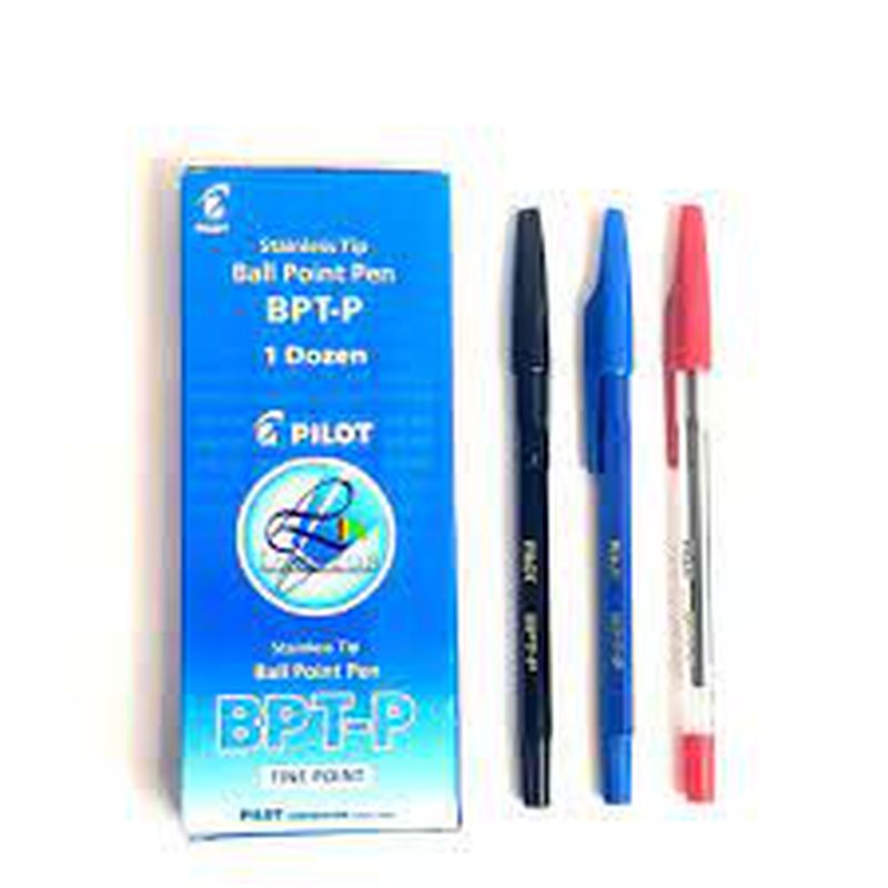 Pulpen Bolpoin Pen Pilot BPTP - Hitam - Merah
