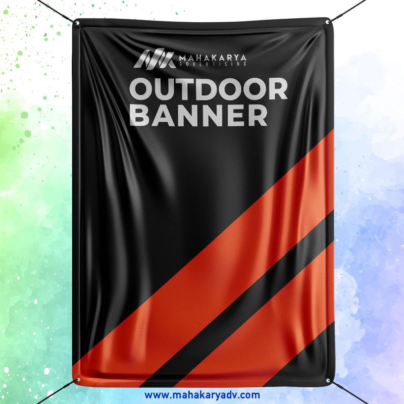 CETAK SPANDUK / BANNER UKURAN 1x1 M - Tanpa Lubang