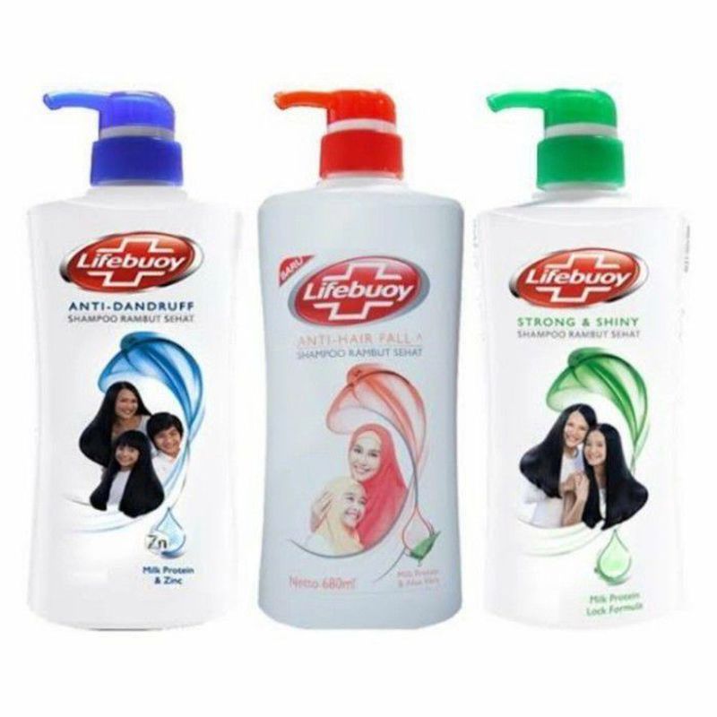 Shampoo Cair - Lifebuoy 680ml, Botol Pump
