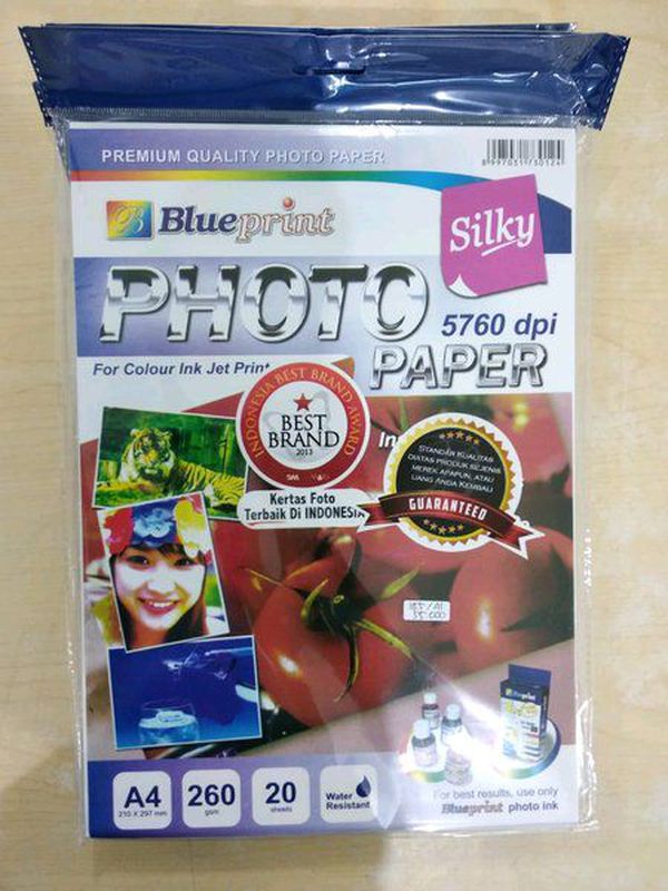 Kertas Foto Blue Print Silky