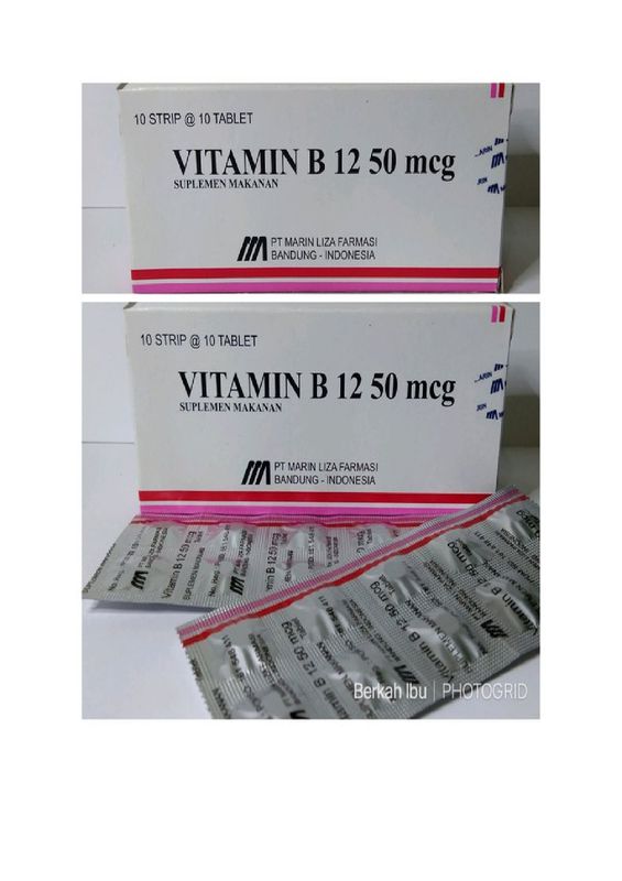 VITAMIN B12 50 MCG