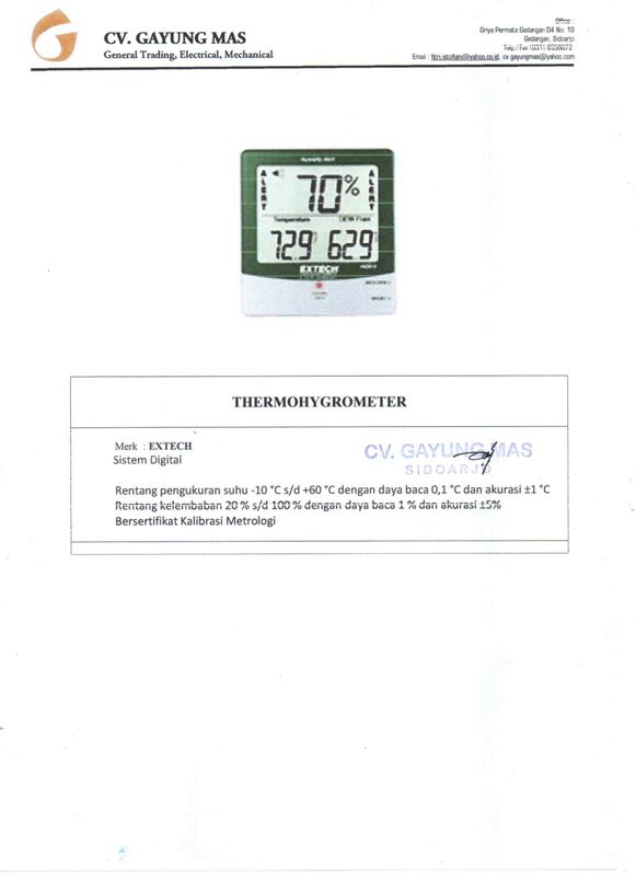 Thermohygrometer Digital