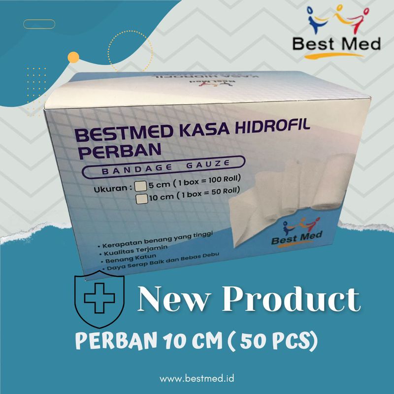 Perban 10 cm (Kasa Roll) - BestMed