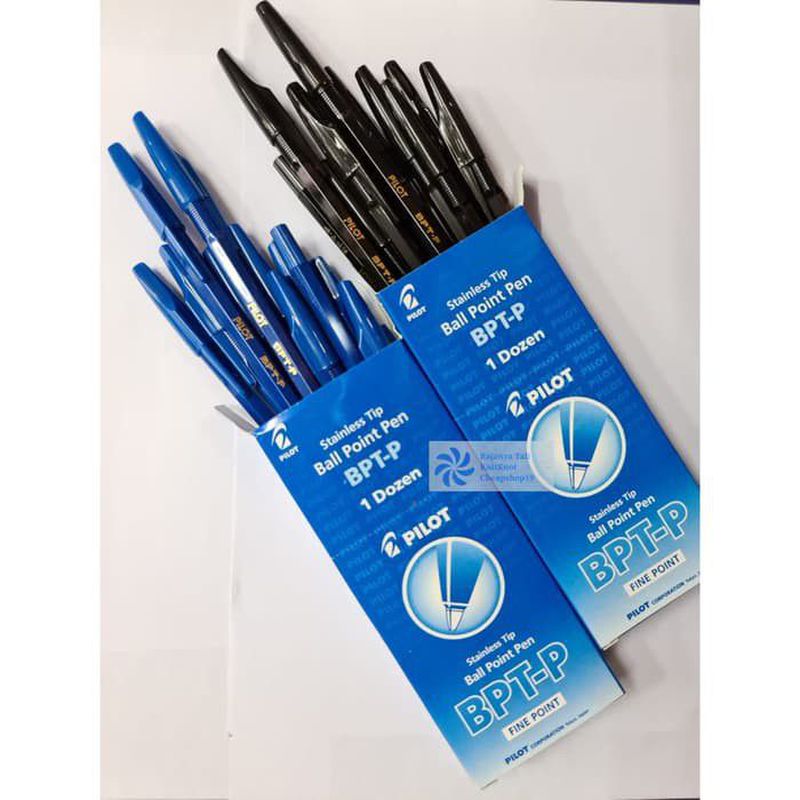 pena pilot BPPT hitam & biru